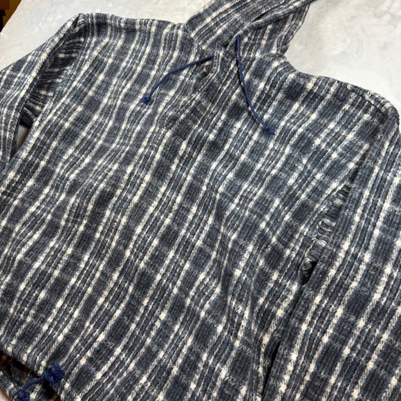 Earth Ragz | Shirts | Vintage Earth Ragz Xl Blue Plaid Hoodie Jacket ...